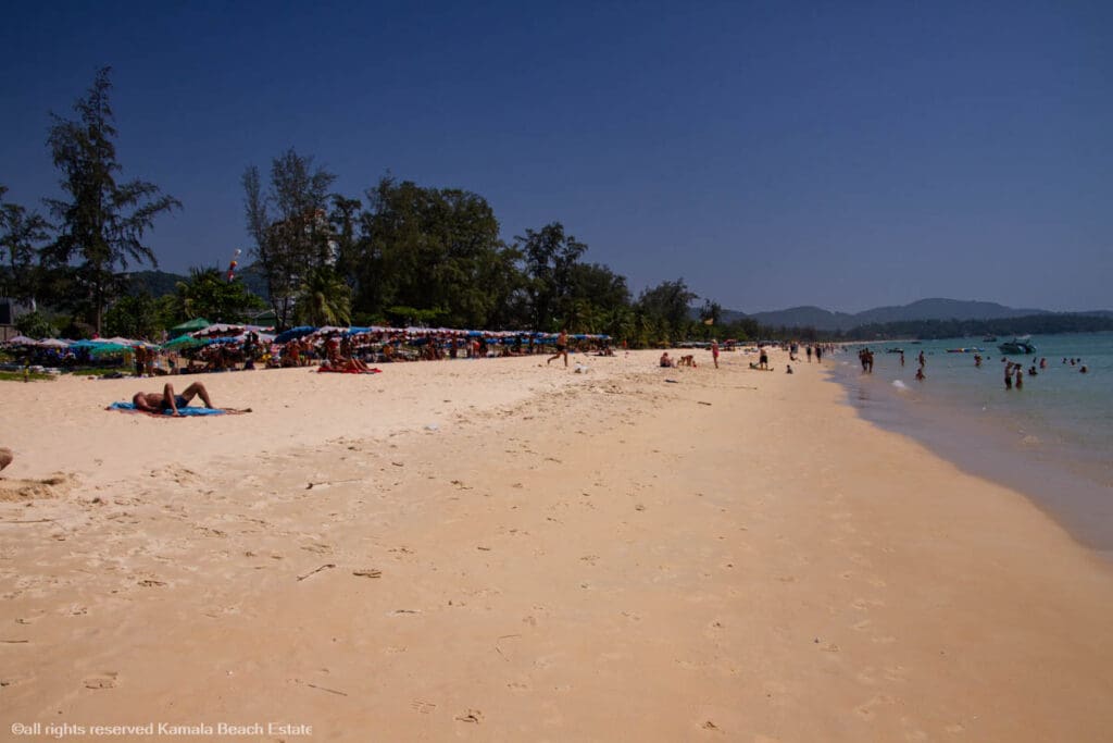 Phuket Beach Map - Kamala Beach Estate